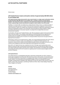 LGT Capital Partners leads continuation vehicle of approximately USD ...
