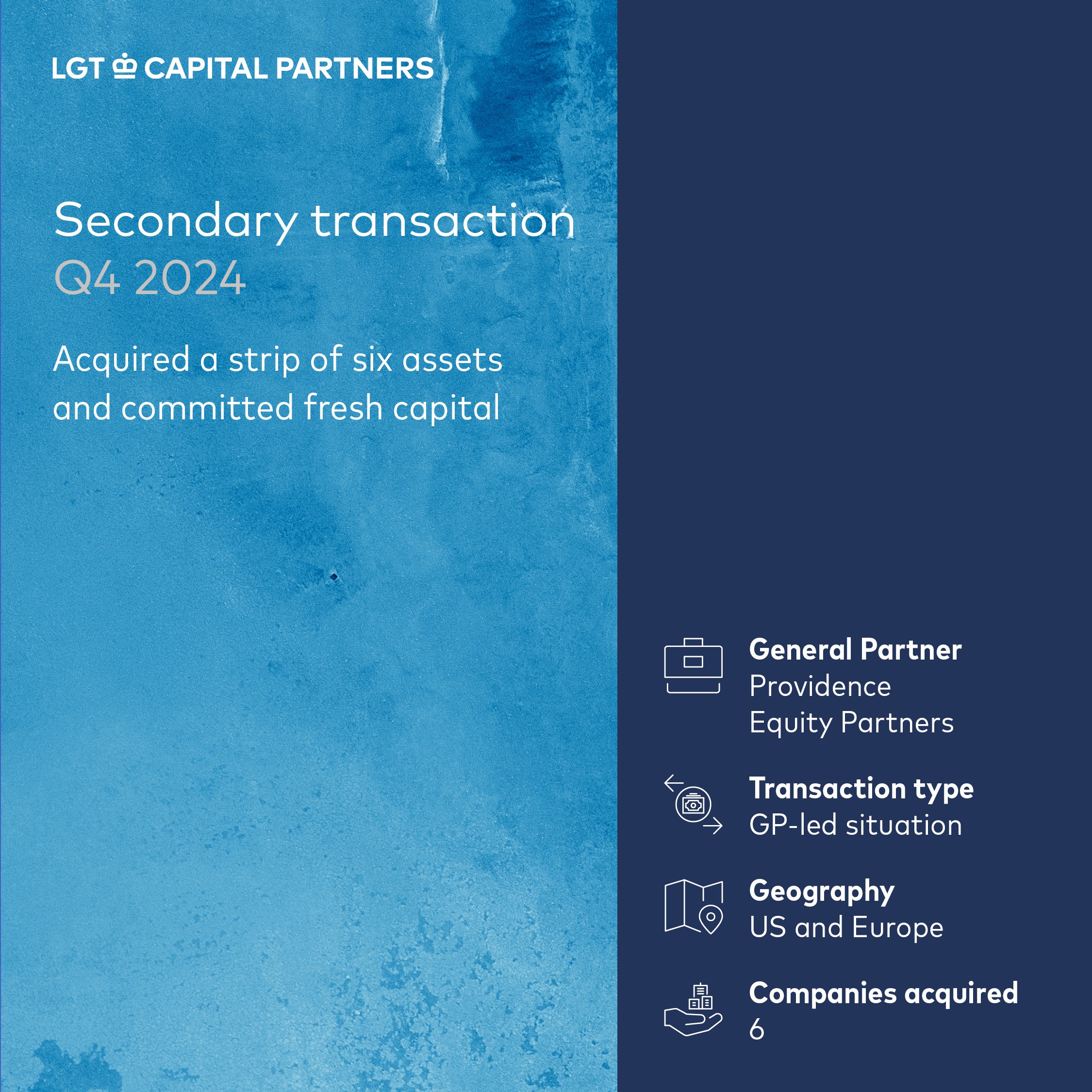 LGT Capital Partners and Providence Equity Partners close strategic ...
